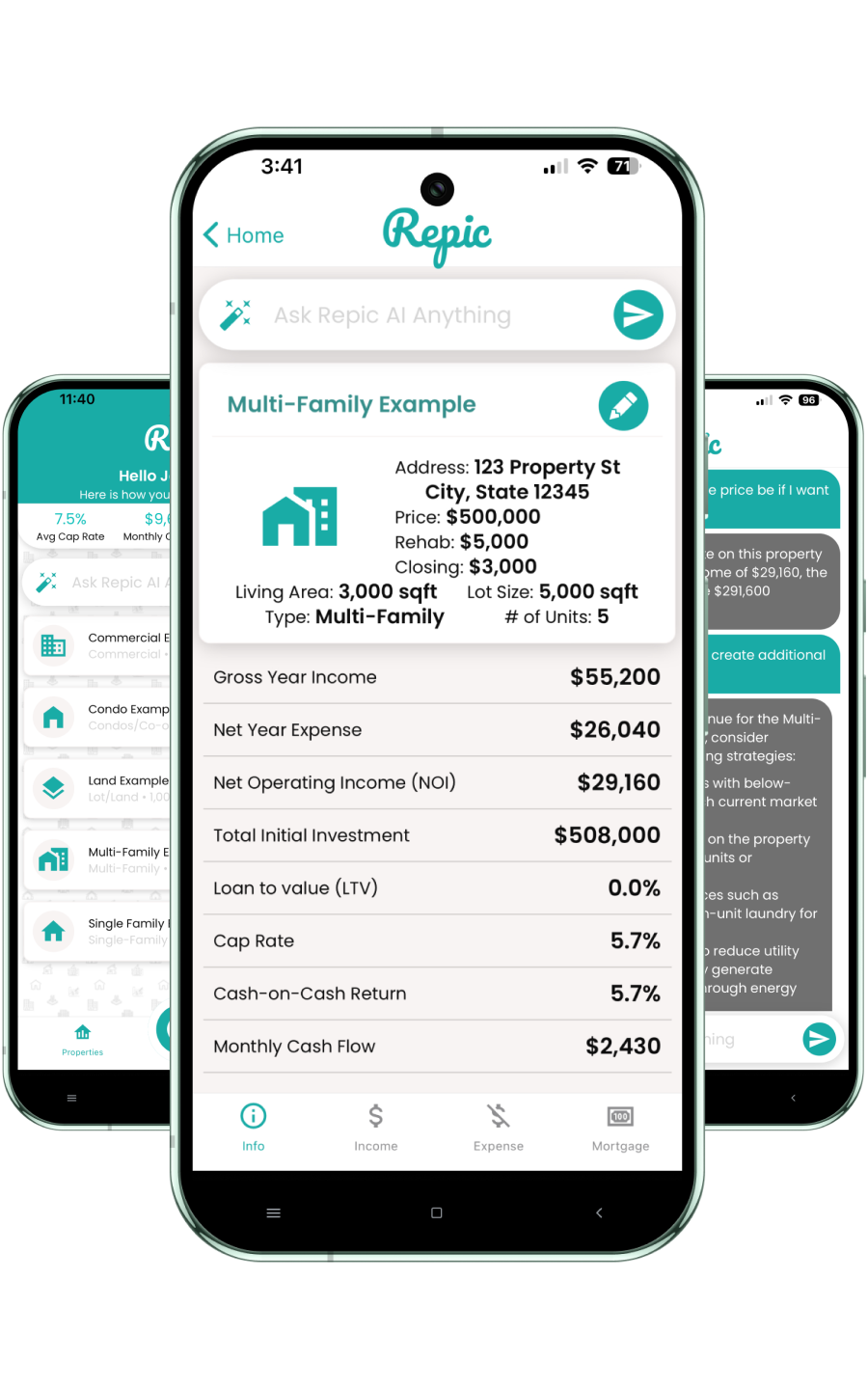 Repic | AI Real Estate Investment Calculator